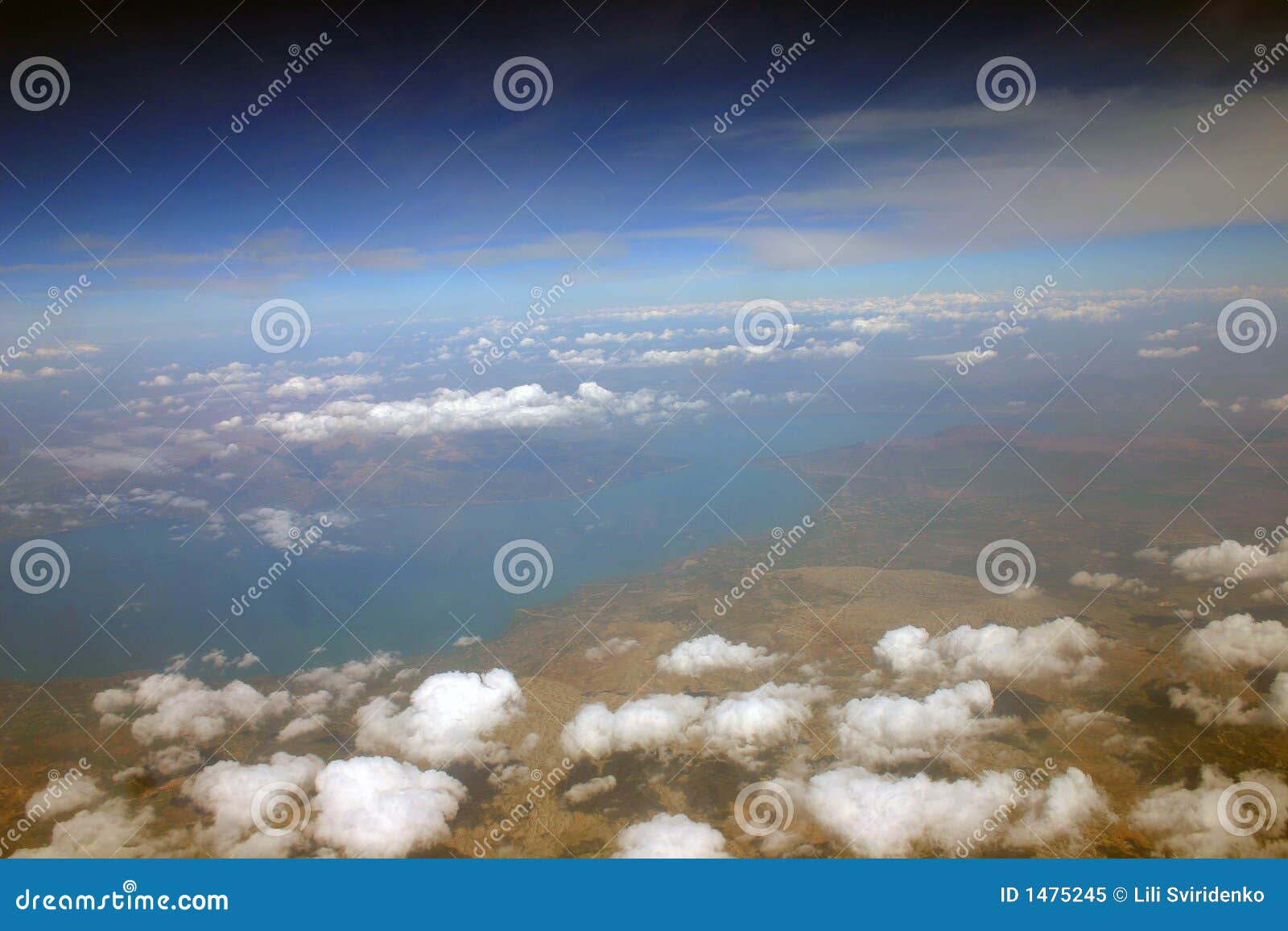 A Beautiful View of Earth from the Plane Stock Image - Image of nature ...