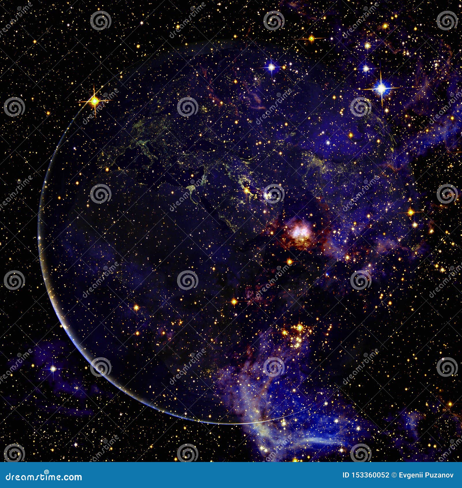 Beautiful View of Earth from Space. Elements of this Image Furnished by ...