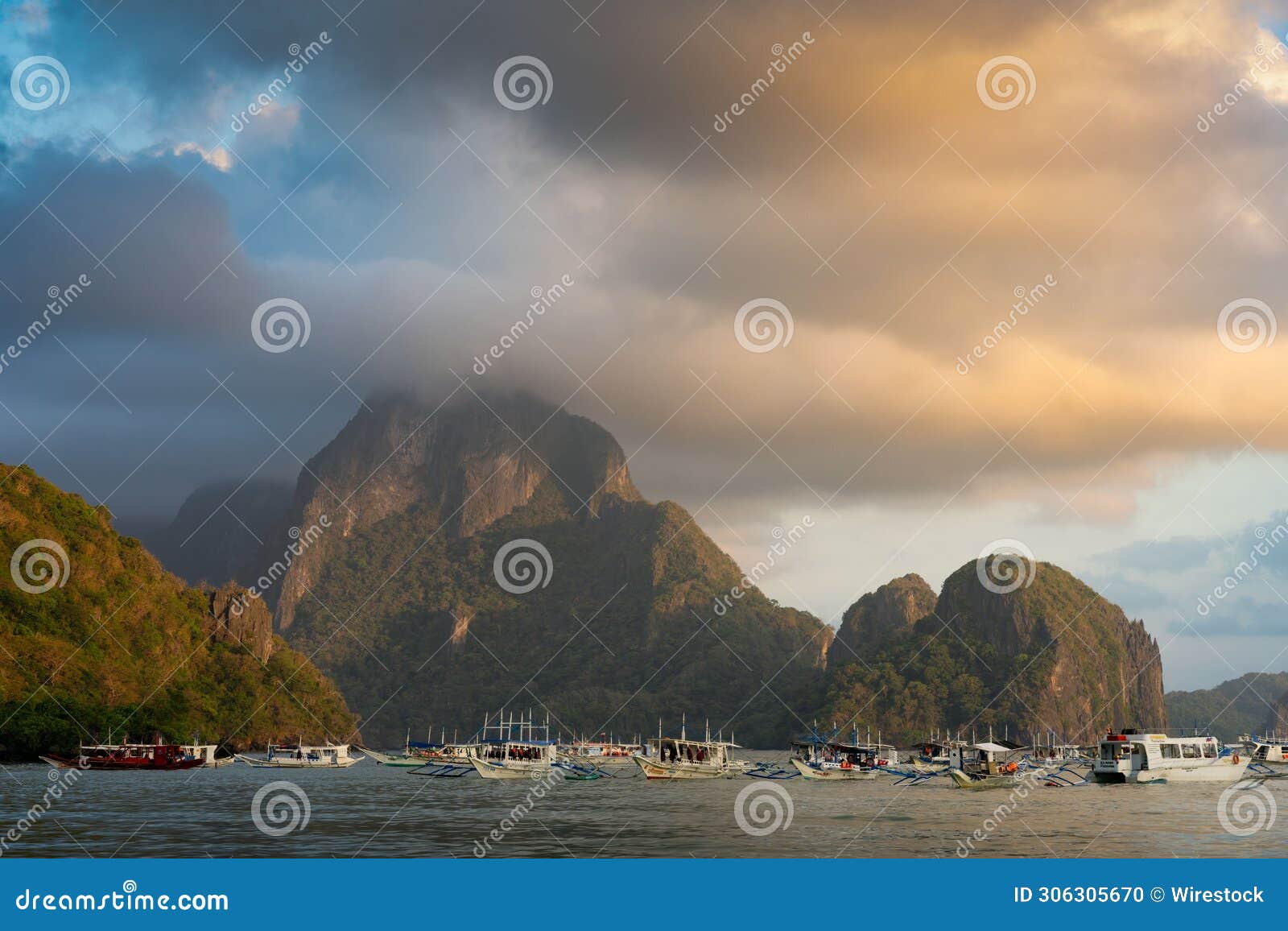 Beautiful View of El Nido Beach in the Philippines. Editorial Image ...