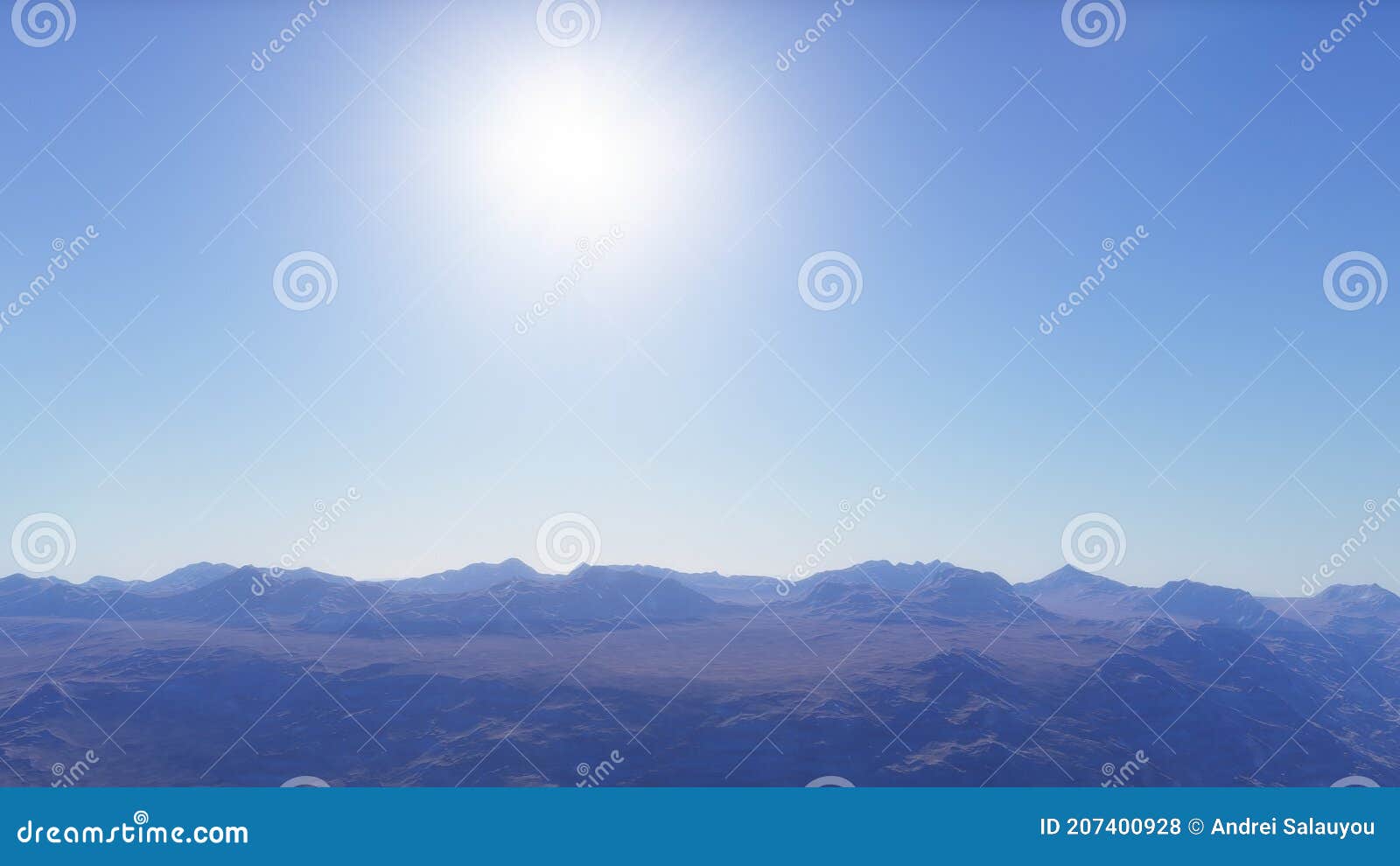 Beautiful View from an Exoplanet, a View from an Alien Planet, a ...