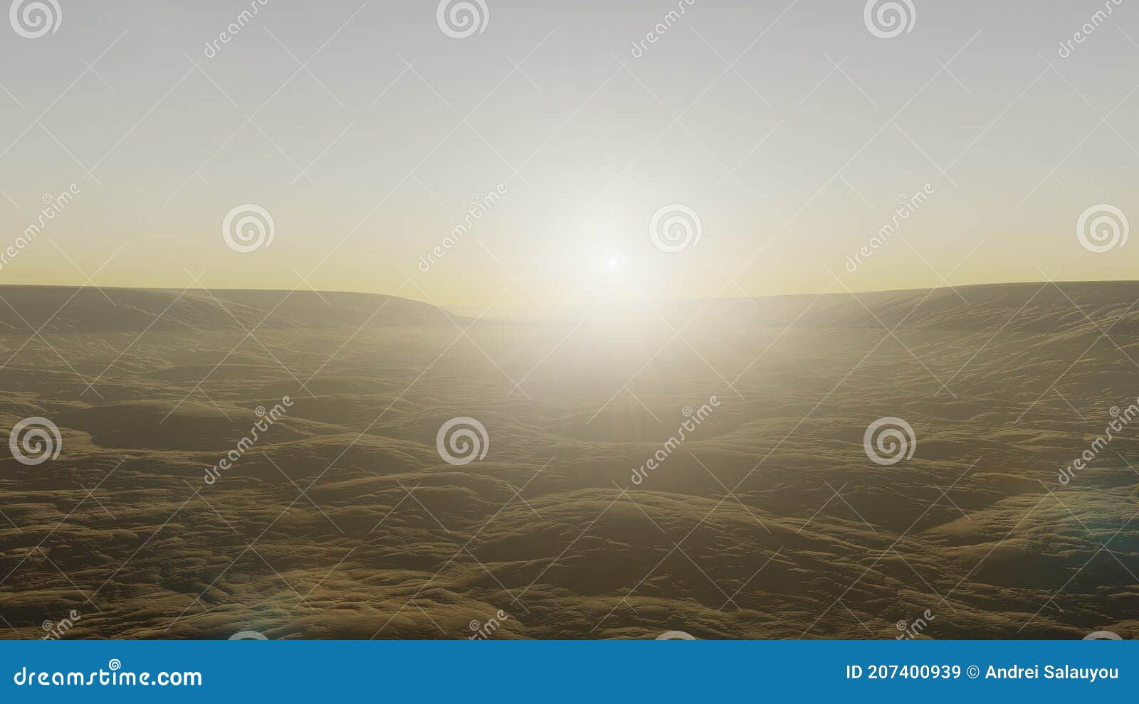 Beautiful View from an Exoplanet, a View from an Alien Planet, a ...