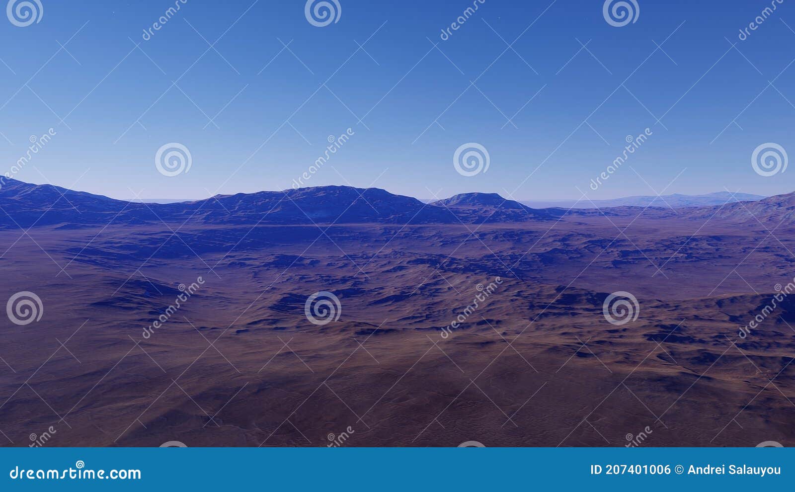 Beautiful View from an Exoplanet, a View from an Alien Planet, a ...