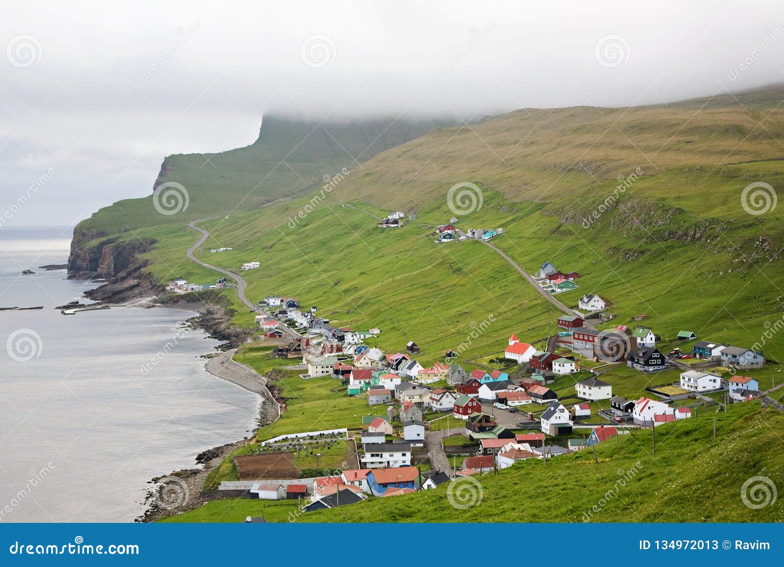 Beautiful View at Faroe Islands Stock Image - Image of largest ...
