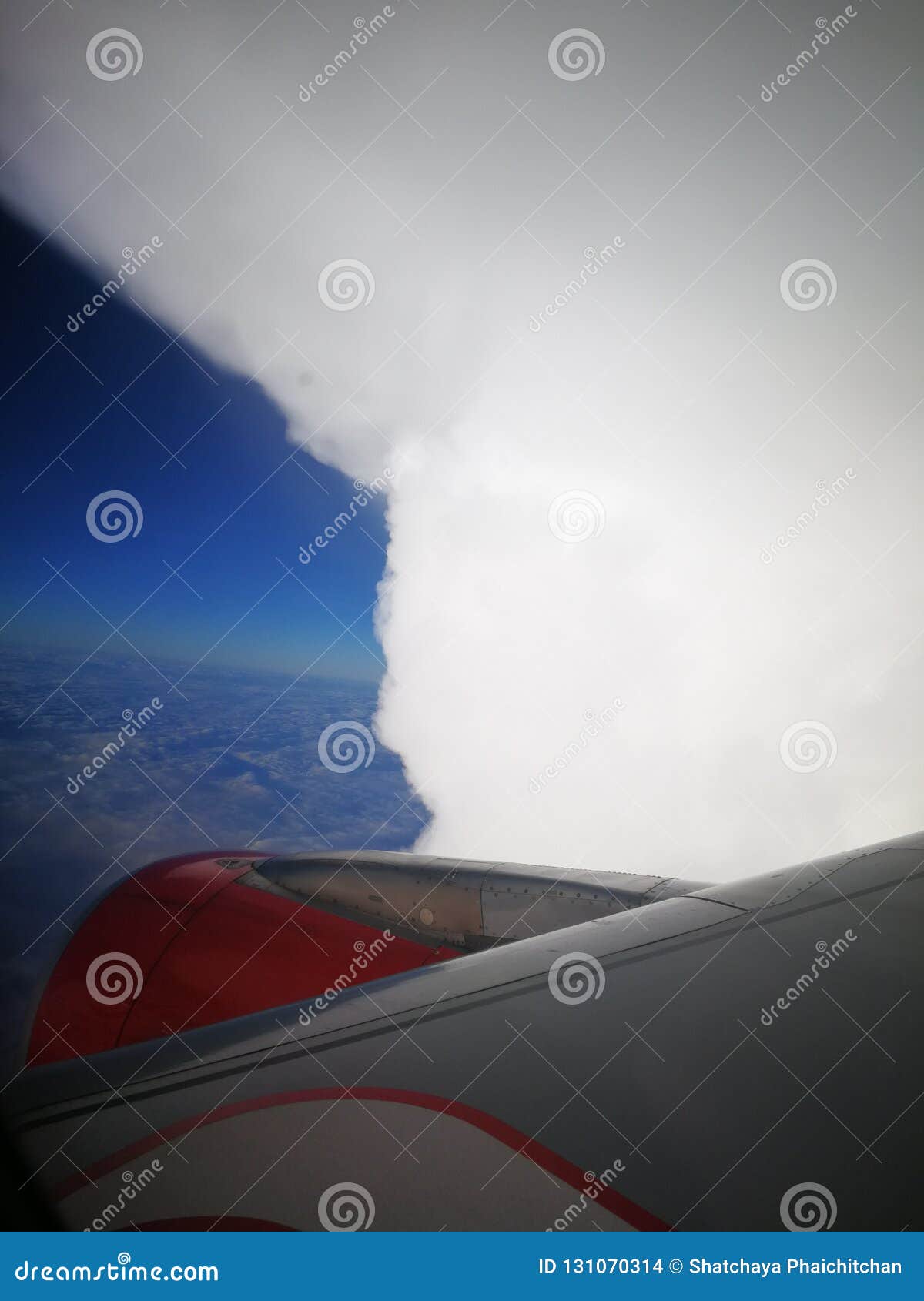 Danger Feeling View Form Plane Window Stock Photo - Image of nature ...