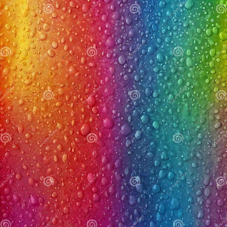 Gradient Background of Glorious Color with Bubbles Stock Illustration ...