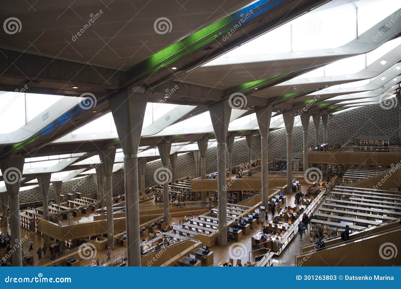 Beautiful View of the Great Library of Alexandria in Alexandria ...