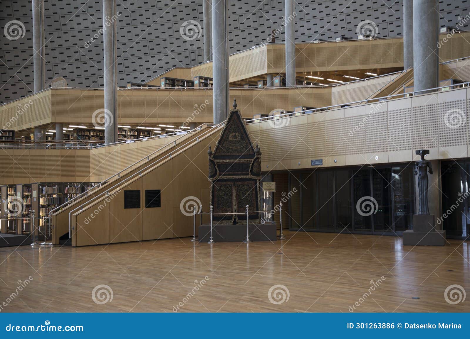 Beautiful View of the Great Library of Alexandria in Alexandria ...