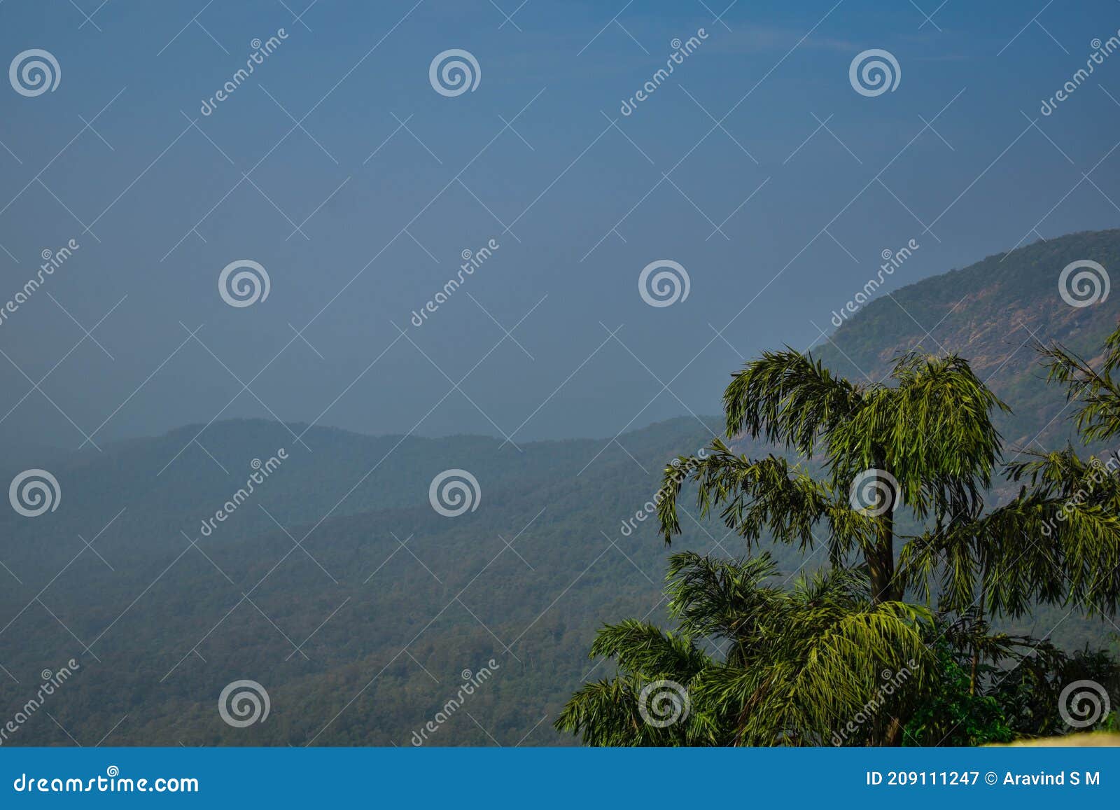 Beautiful View of the Hill from One of the View Point Stock Image ...