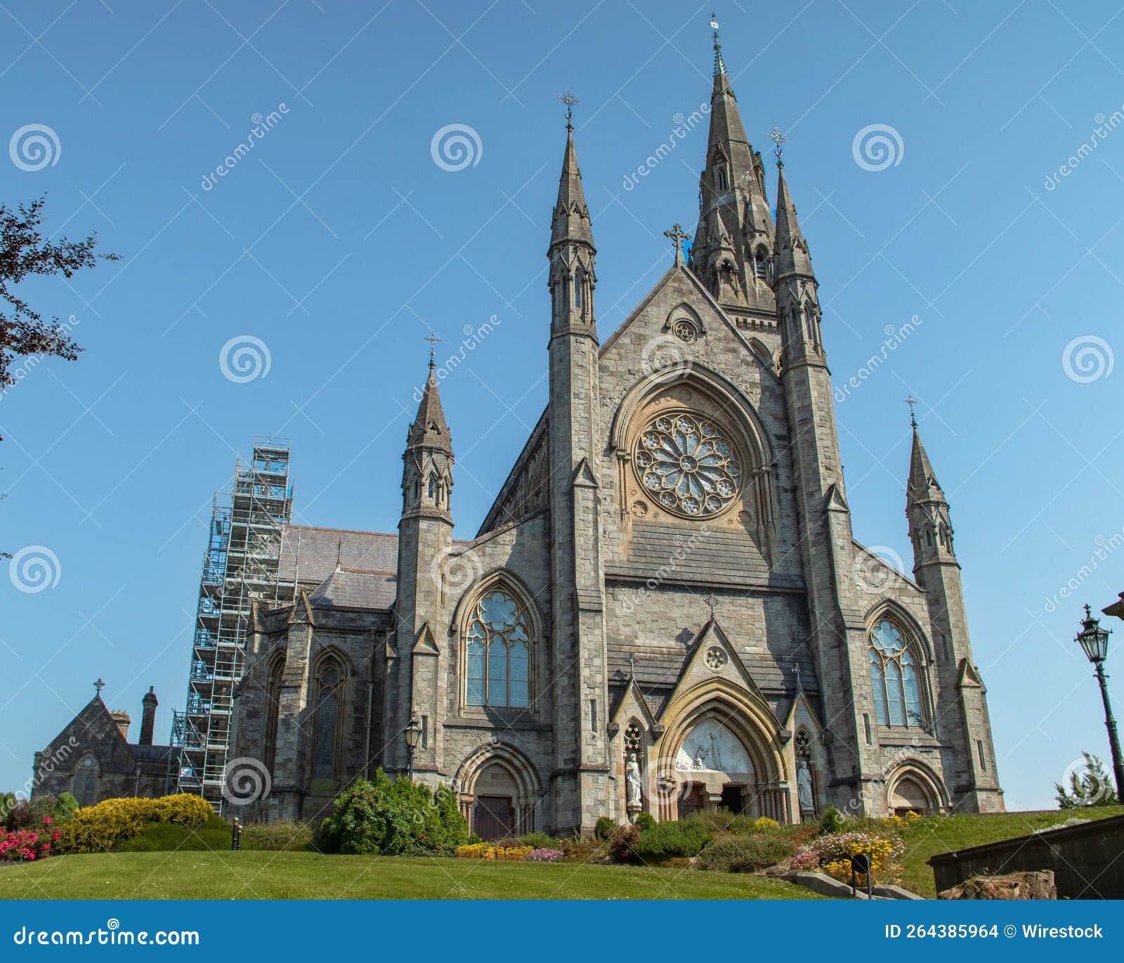 Beautiful View of a Historic Gothic Cathedral Stock Photo - Image of ...