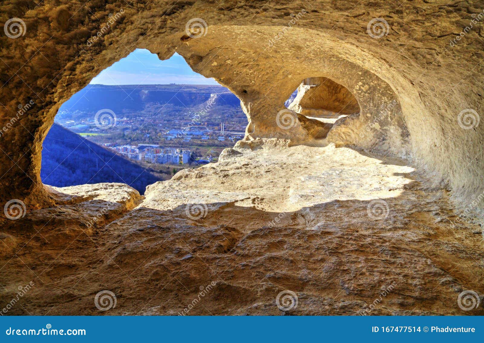 Beautiful View from Inside of the Cave Stock Photo - Image of inside ...