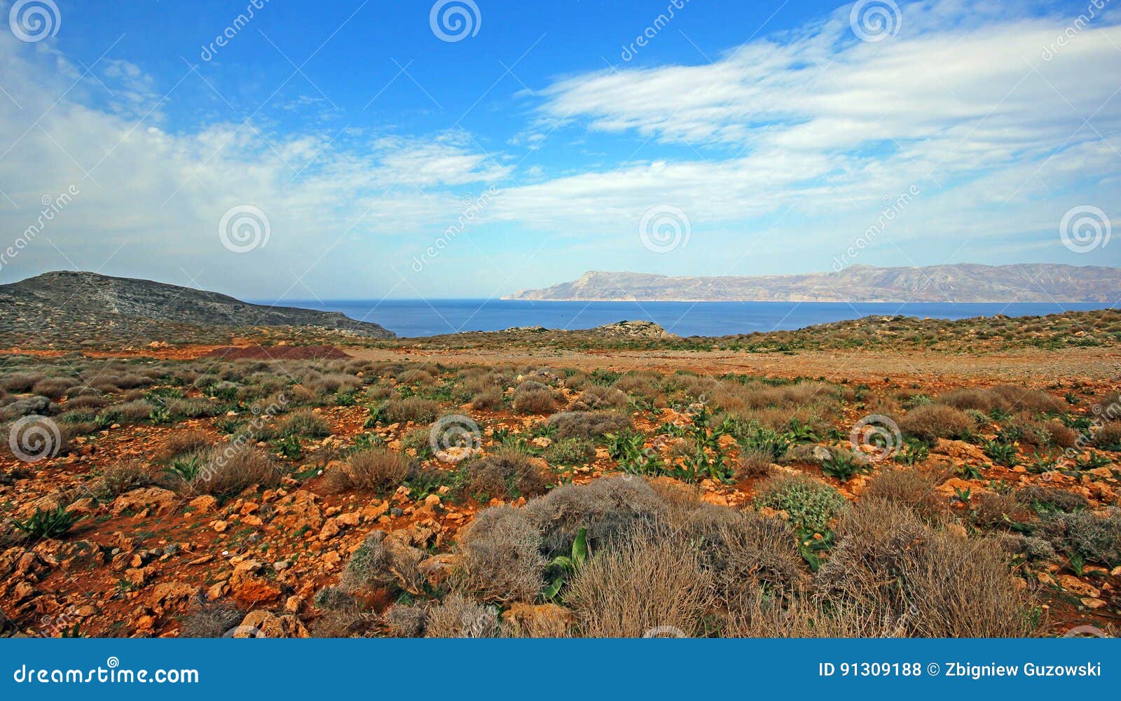 Beautiful View of the Island of Crete Stock Photo - Image of coast ...