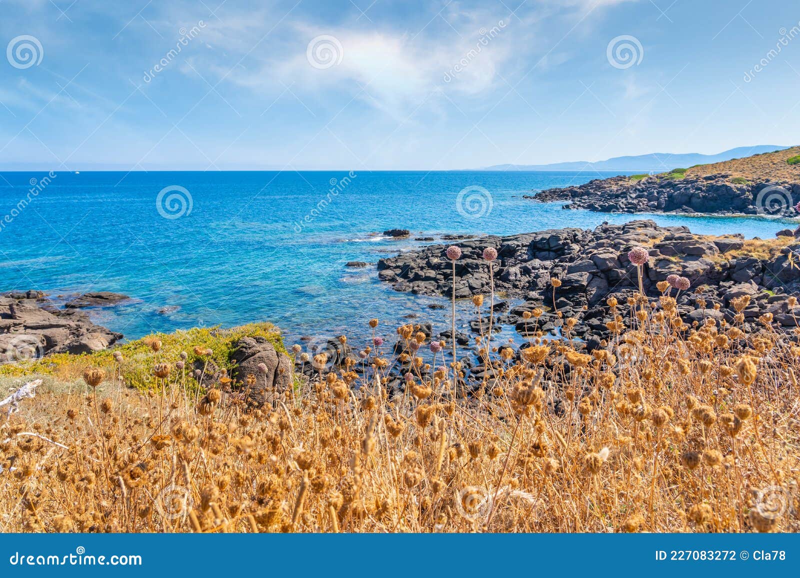 Beautiful View of Italian Coast in Sardinia Stock Photo - Image of ...