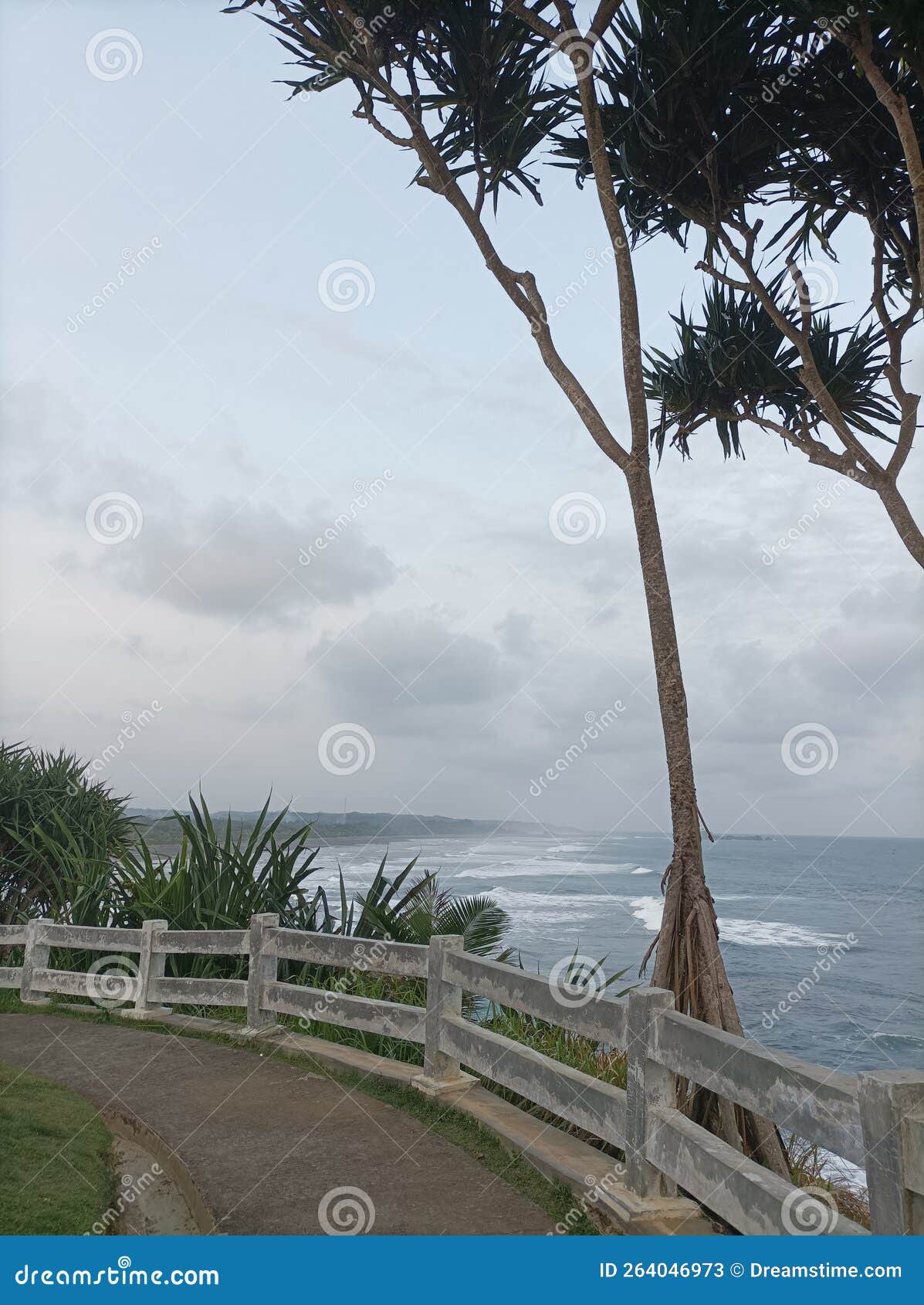 Beautiful View of Karang Taulan Beach Stock Image - Image of taulan ...