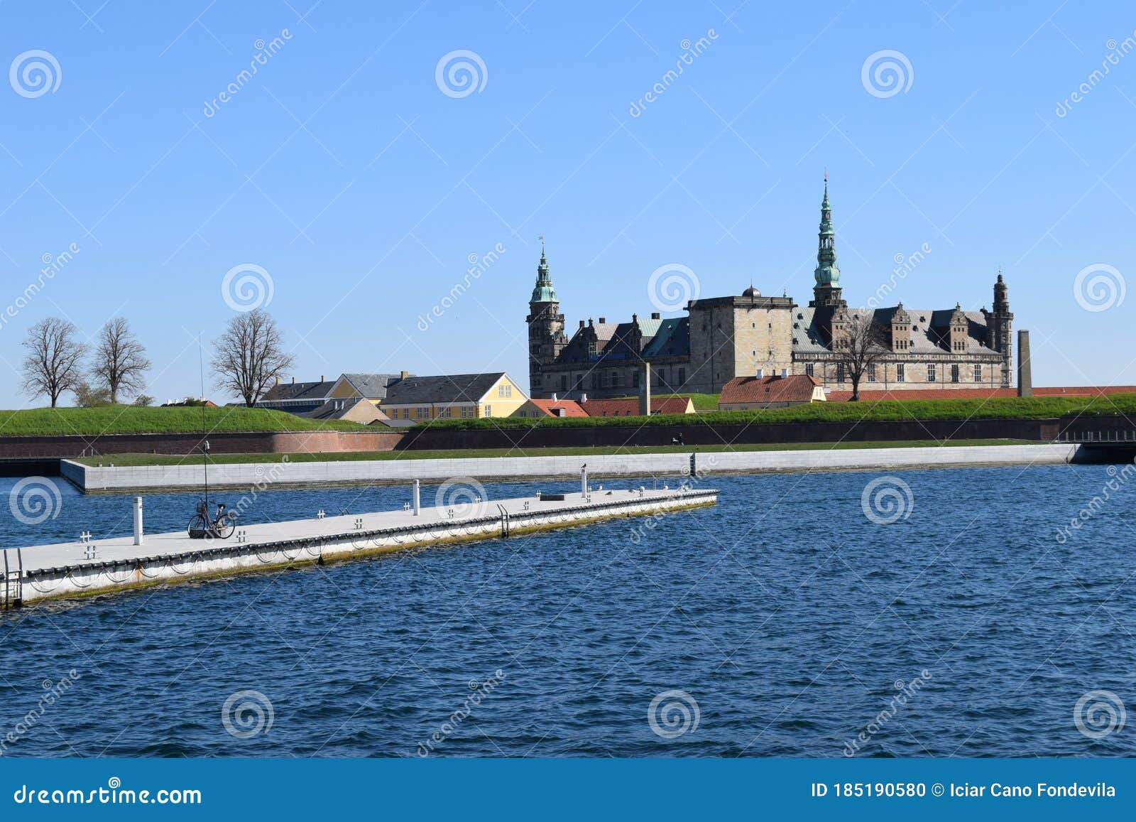 Beautiful View Kronborg Medieval Castle in Denmark Europe Stock Photo ...