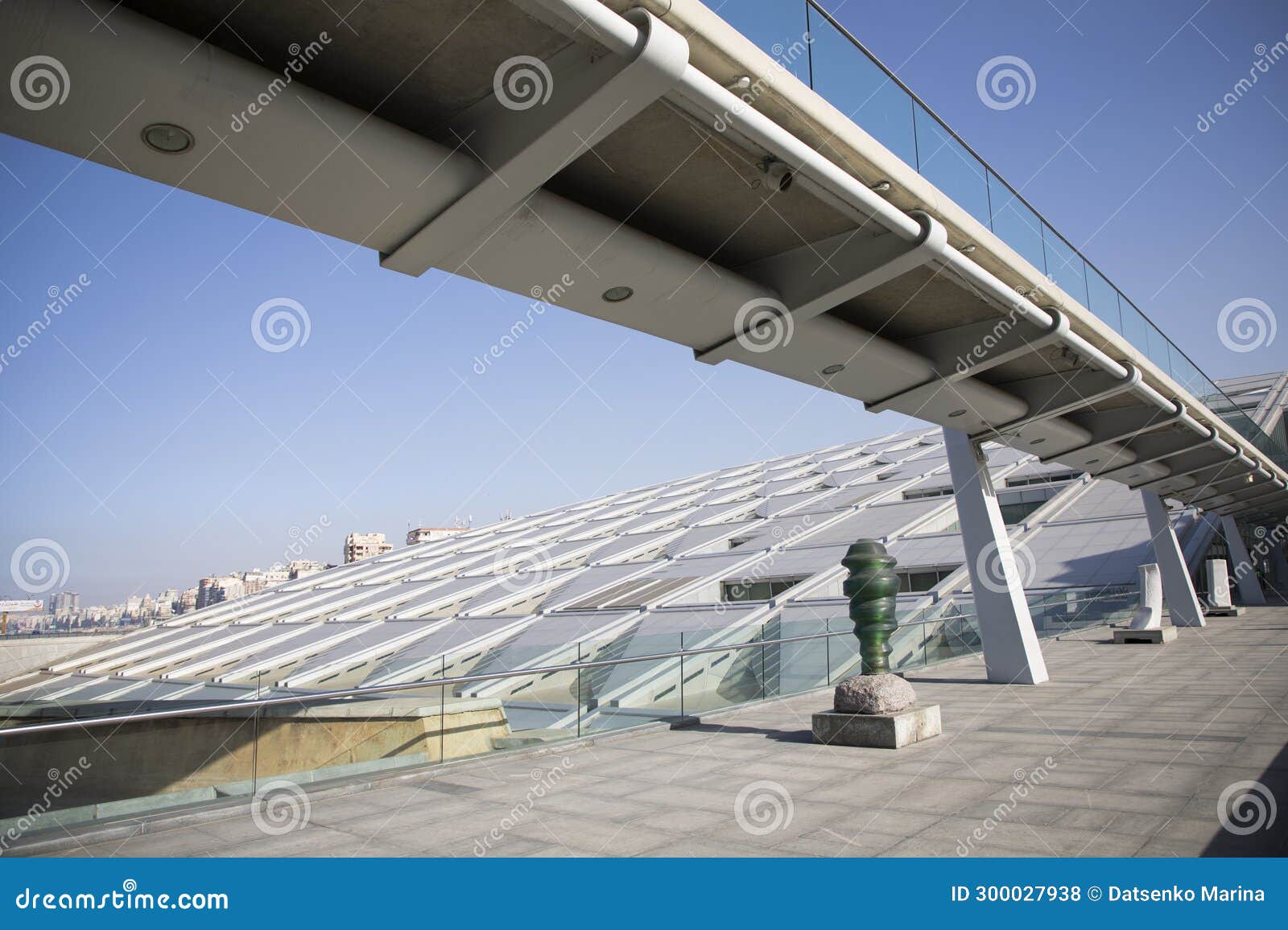 Beautiful View of the Library of Alexandria in Alexandria Editorial ...