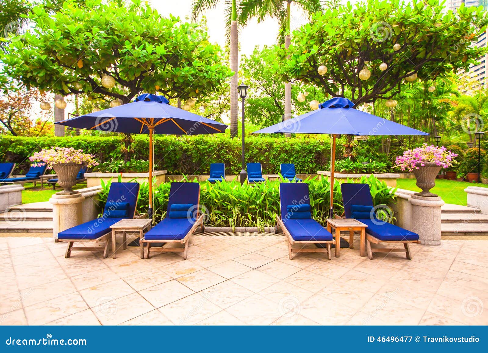 Beautiful View of Luxury Hotel with an Outdoor Stock Image - Image of ...