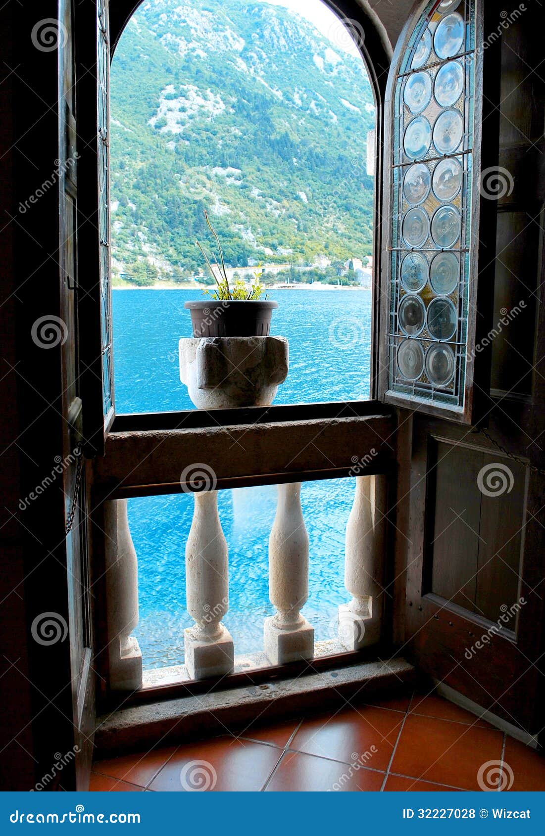 Beautiful View of the Mediterranean Sea and the Mountains Stock Photo ...