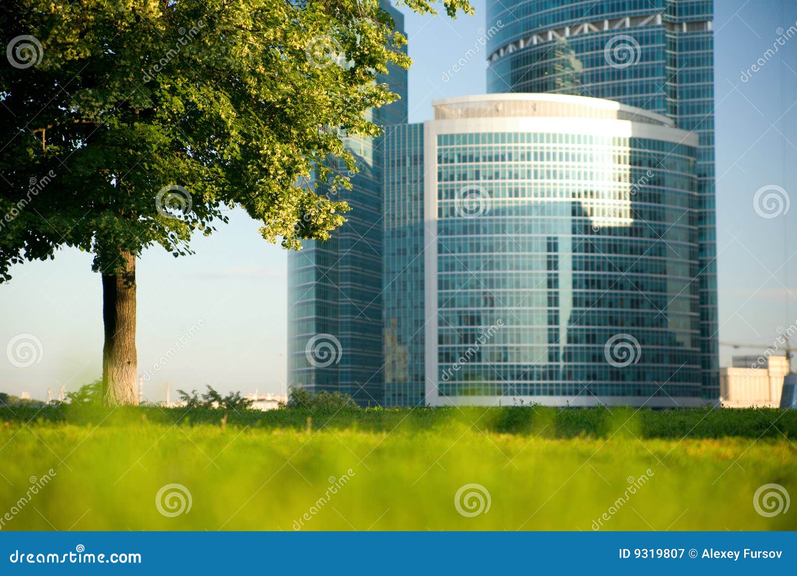 Beautiful View of a Modern Building Stock Image - Image of real ...