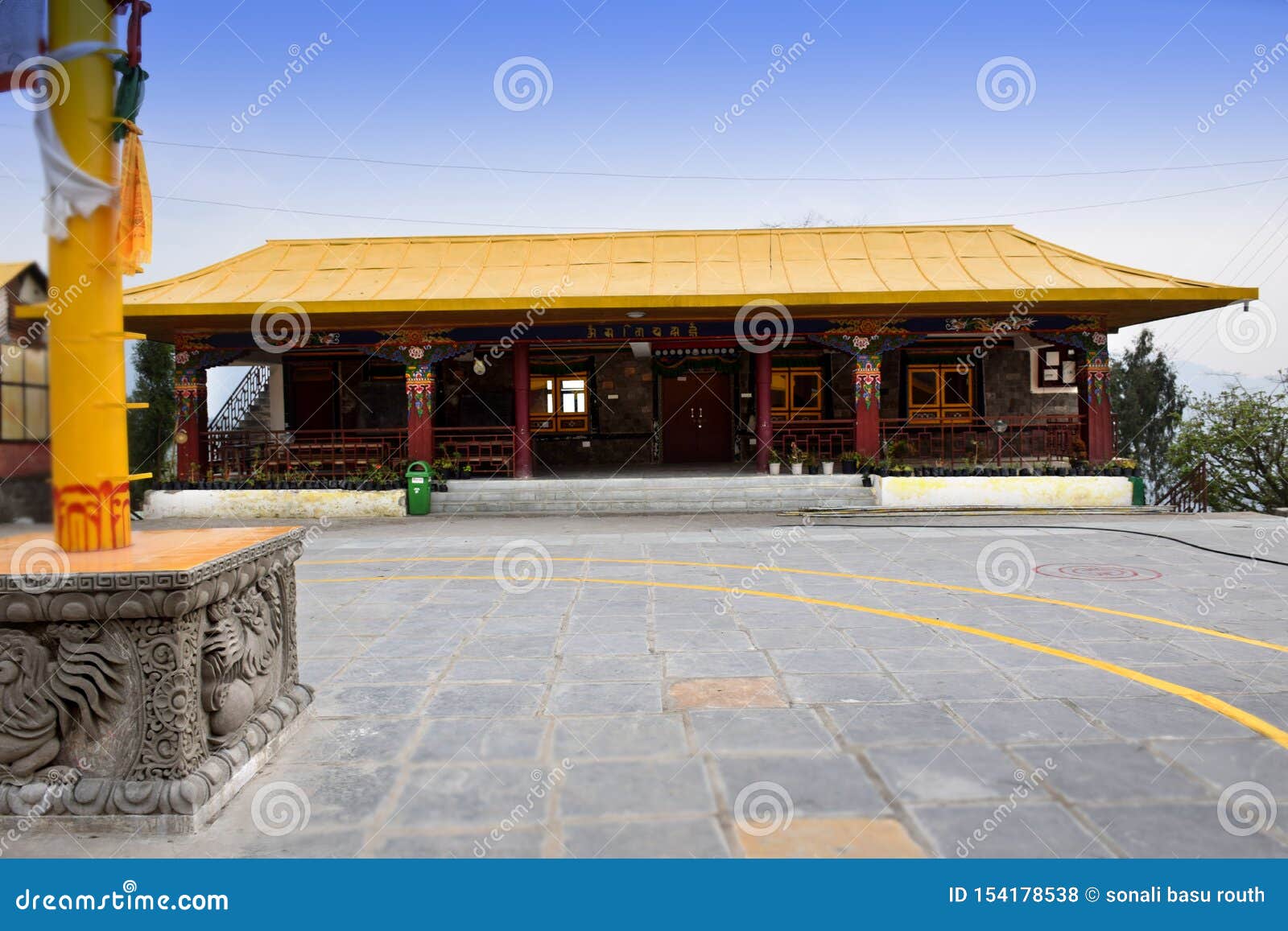 A Monastery in Sikkim,India. Stock Photo - Image of architecture ...