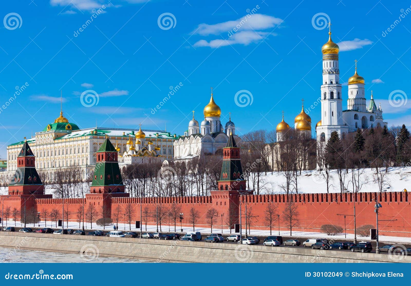 Beautiful View of the Moscow Kremlin Stock Image - Image of capital ...