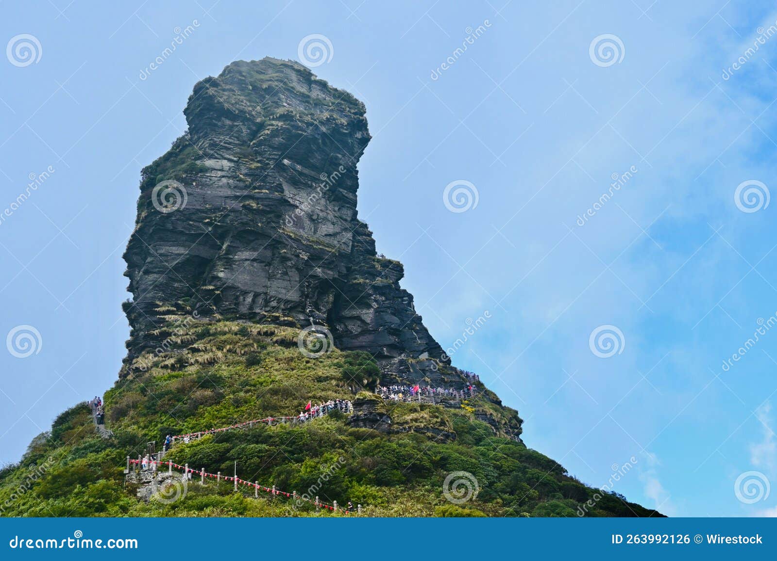 Beautiful View of the Mount Fanjingshan Stock Photo - Image of spring ...