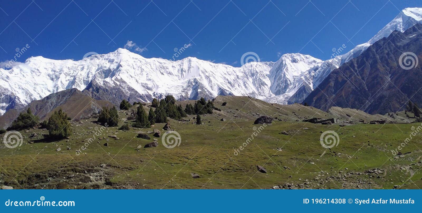 Beautiful View of the Mountain in the Bagrote Valley Gilgit Baltistan ...