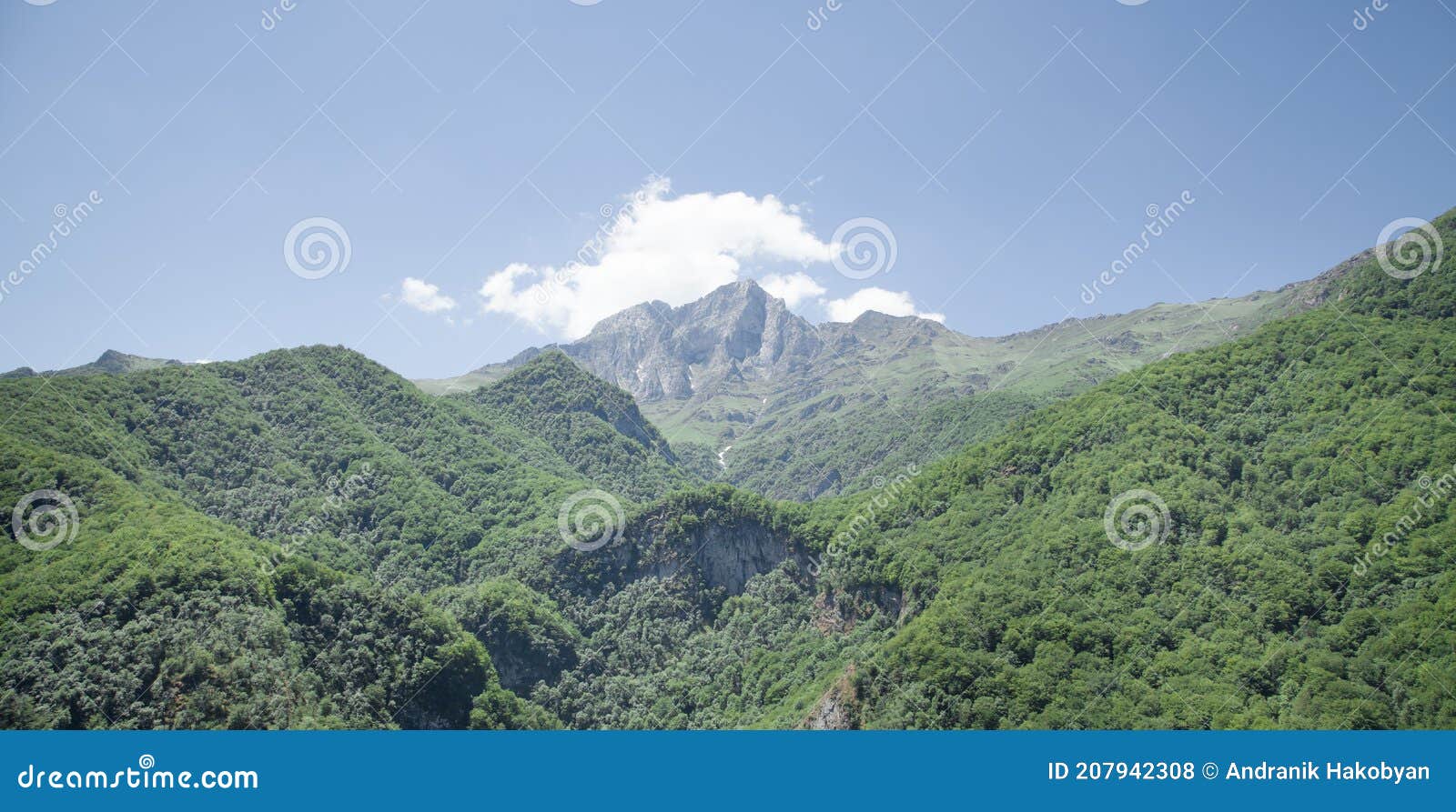 Beautiful View. Mountain Khustup in Armenia Stock Photo - Image of ...