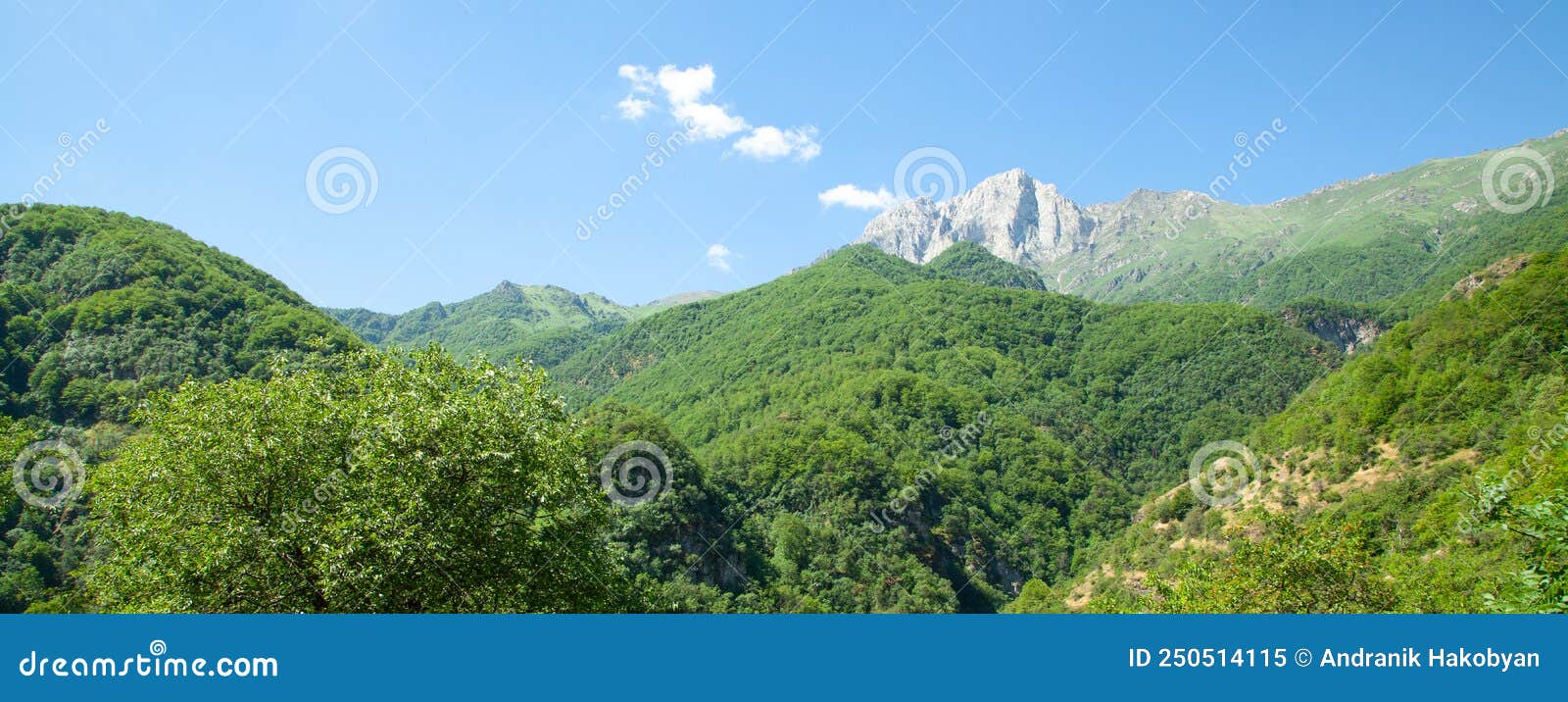 Beautiful View. Mountain Khustup in Armenia Stock Image - Image of ...
