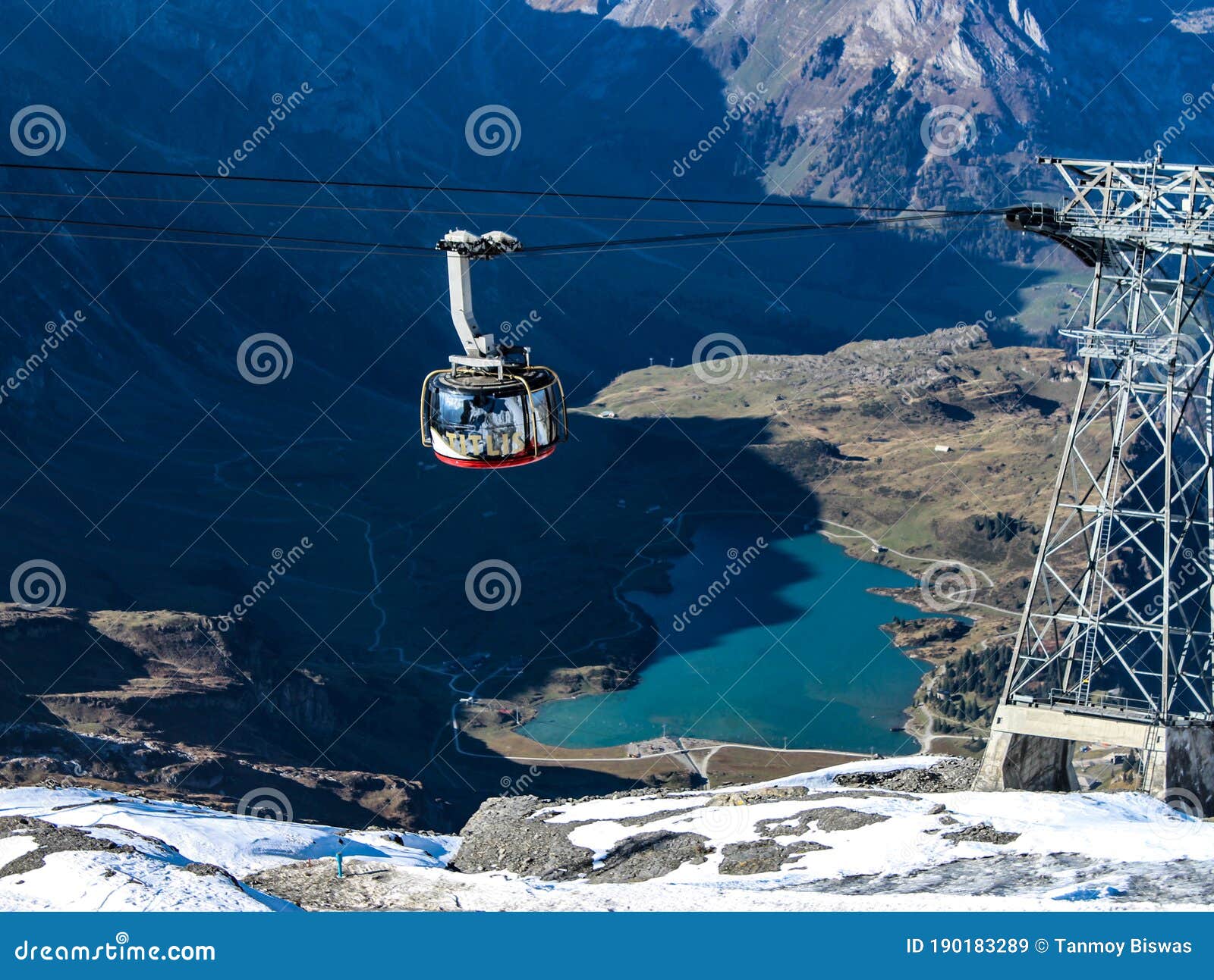 View On Mt. Titlis In Switzerland Editorial Image | CartoonDealer.com ...