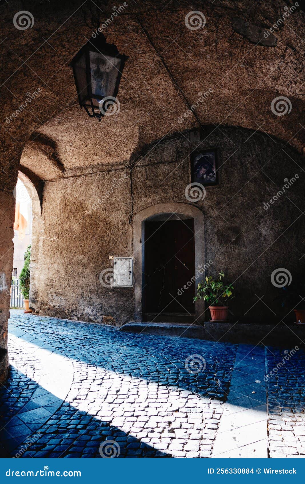 Beautiful View of an Old Stone Passageway Captured during Daylight ...