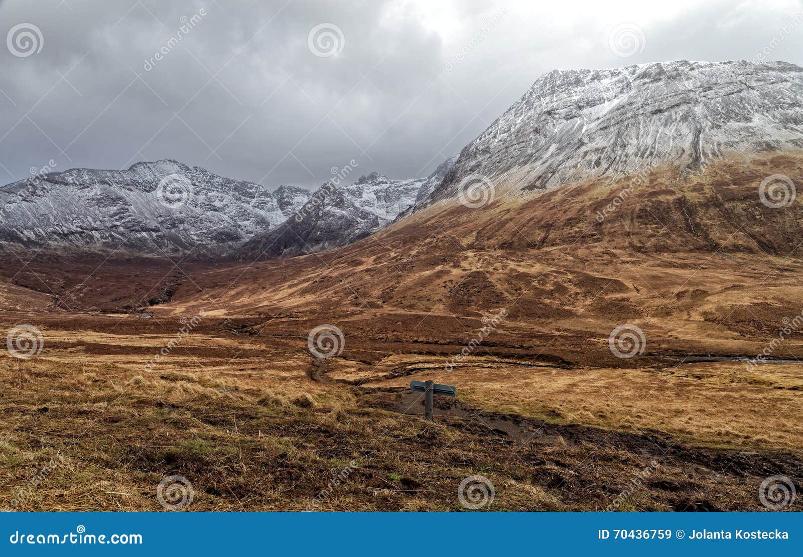 Beautiful View Over Mountains Stock Image - Image of scotland, stunning ...