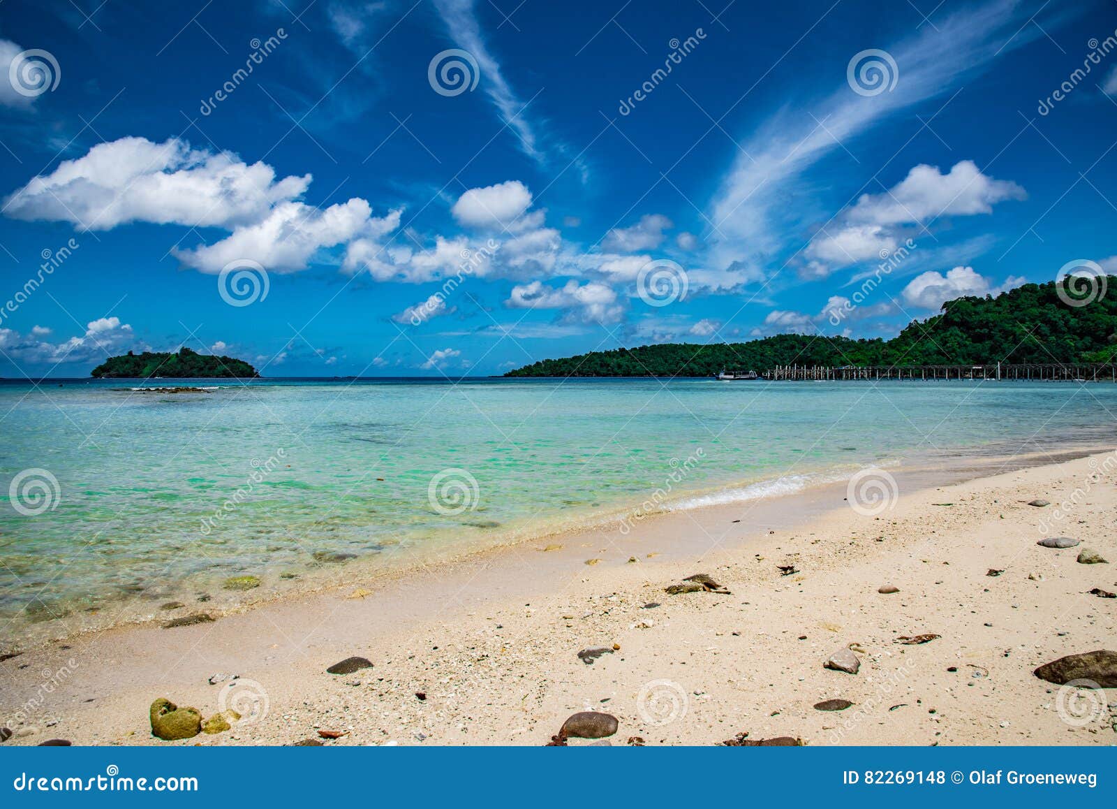 Beautiful View Over the Sea of Sumatra Stock Photo - Image of rocks ...