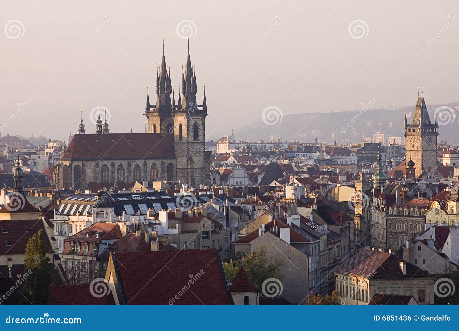 Beautiful View of Prague in Czech Republic Stock Photo - Image of city ...