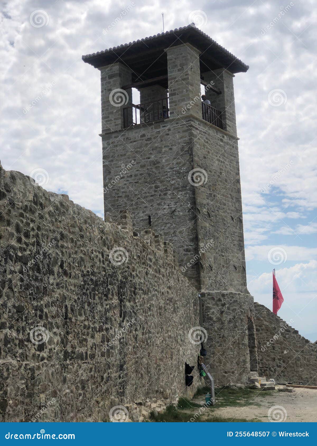 Beautiful View of Preza Castle in Albania. Stock Image - Image of ...