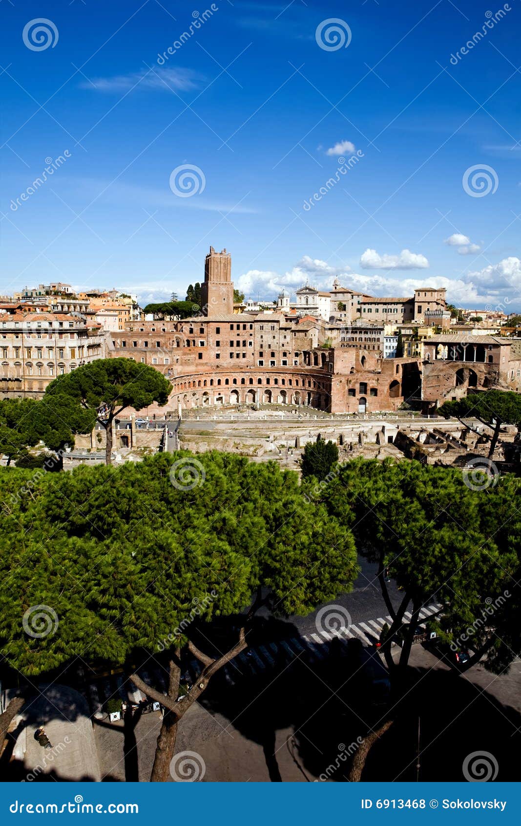 Beautiful View of the Rome Centre Stock Photo - Image of national ...