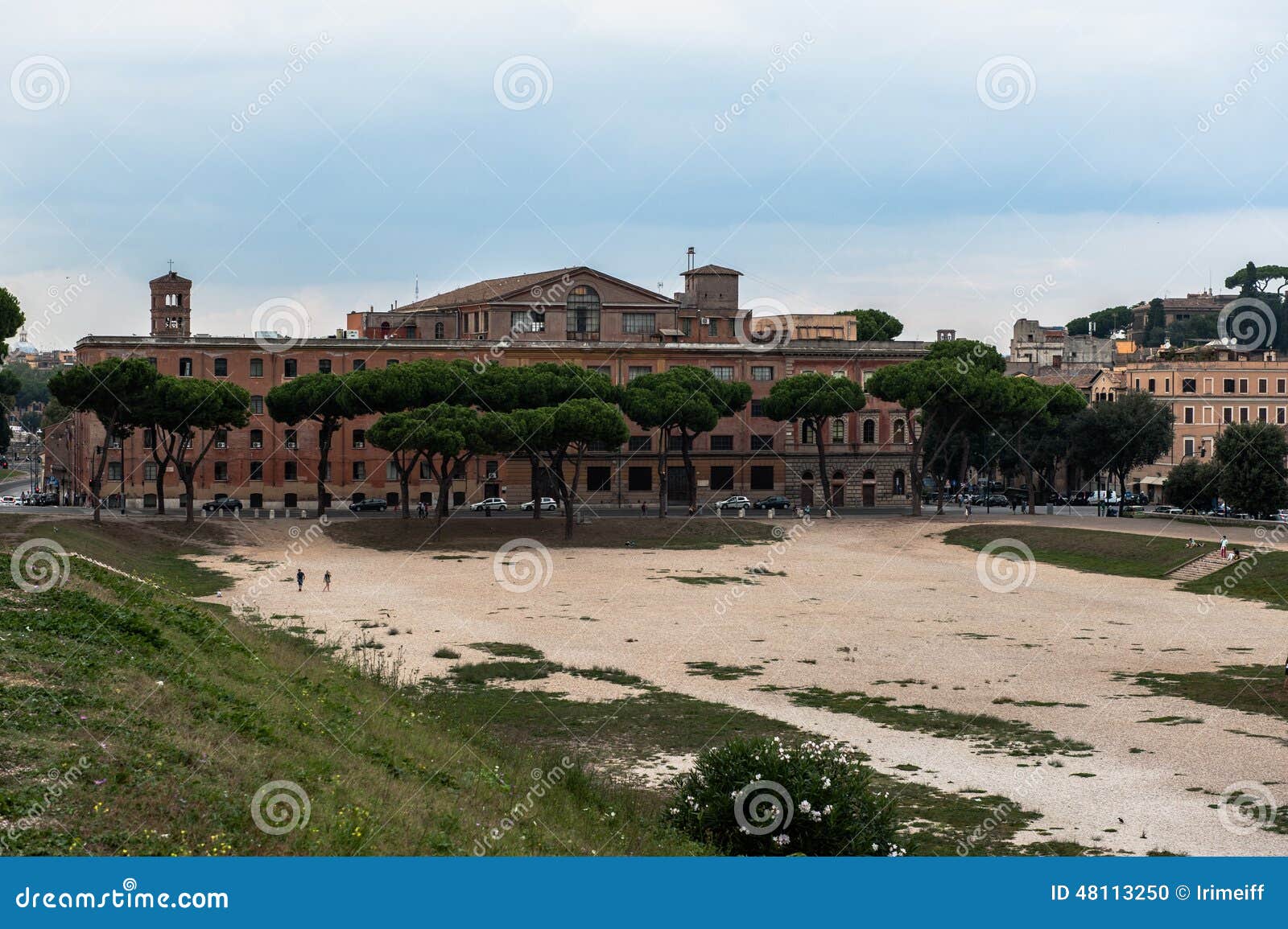 Beautiful View of Rome, Italy Stock Photo - Image of monument, people ...