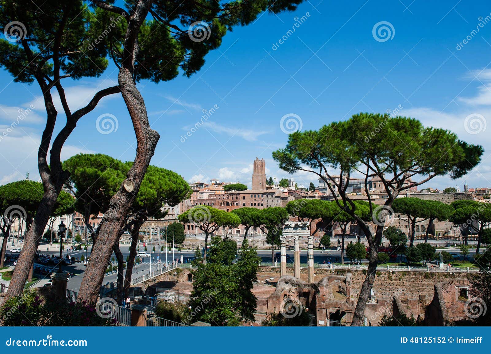 Beautiful View of Rome, Italy Editorial Photography - Image of piazza ...