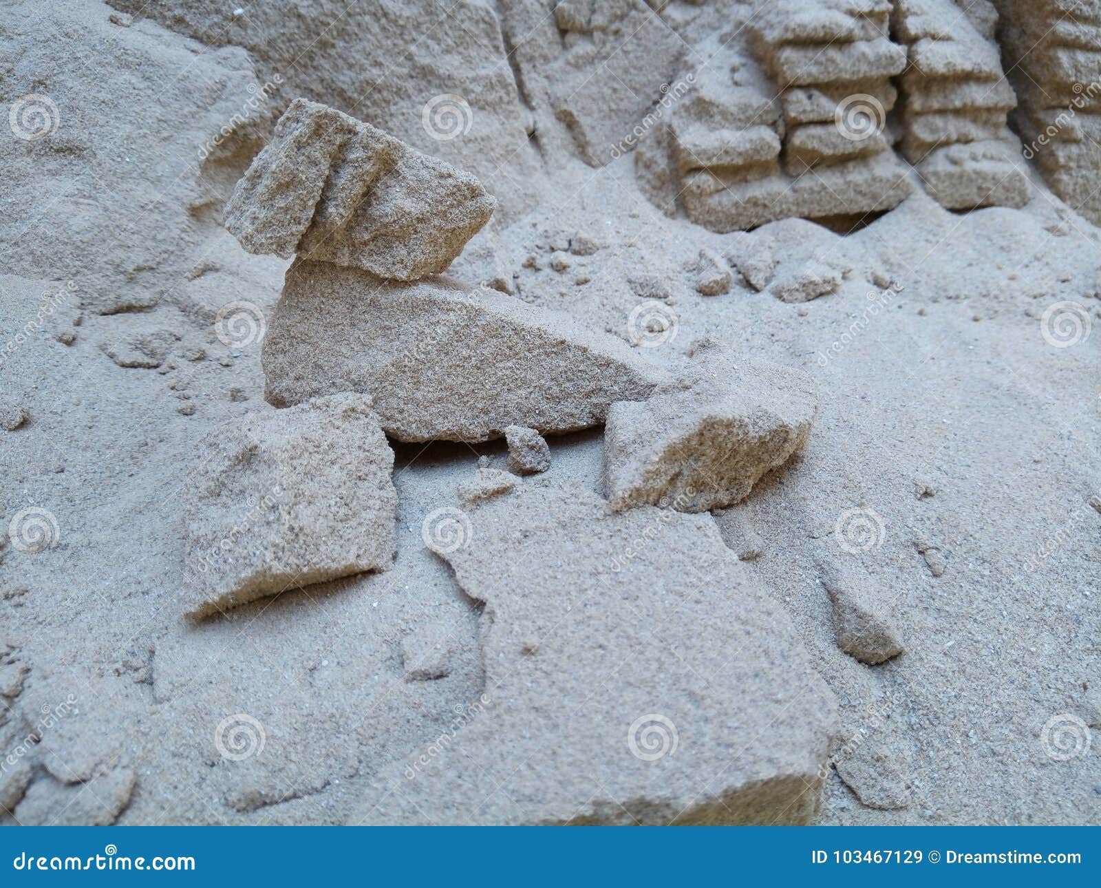 Sand rocks stock image. Image of rocks, cubes, beautiful - 103467129