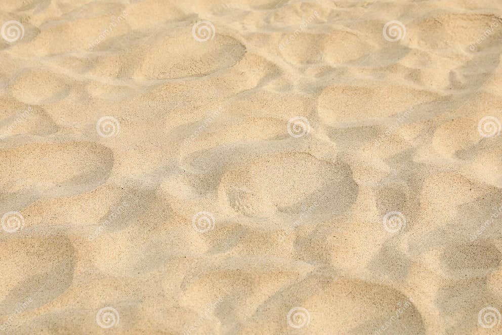 Beautiful View of Sandy Surface As Background Stock Photo - Image of ...
