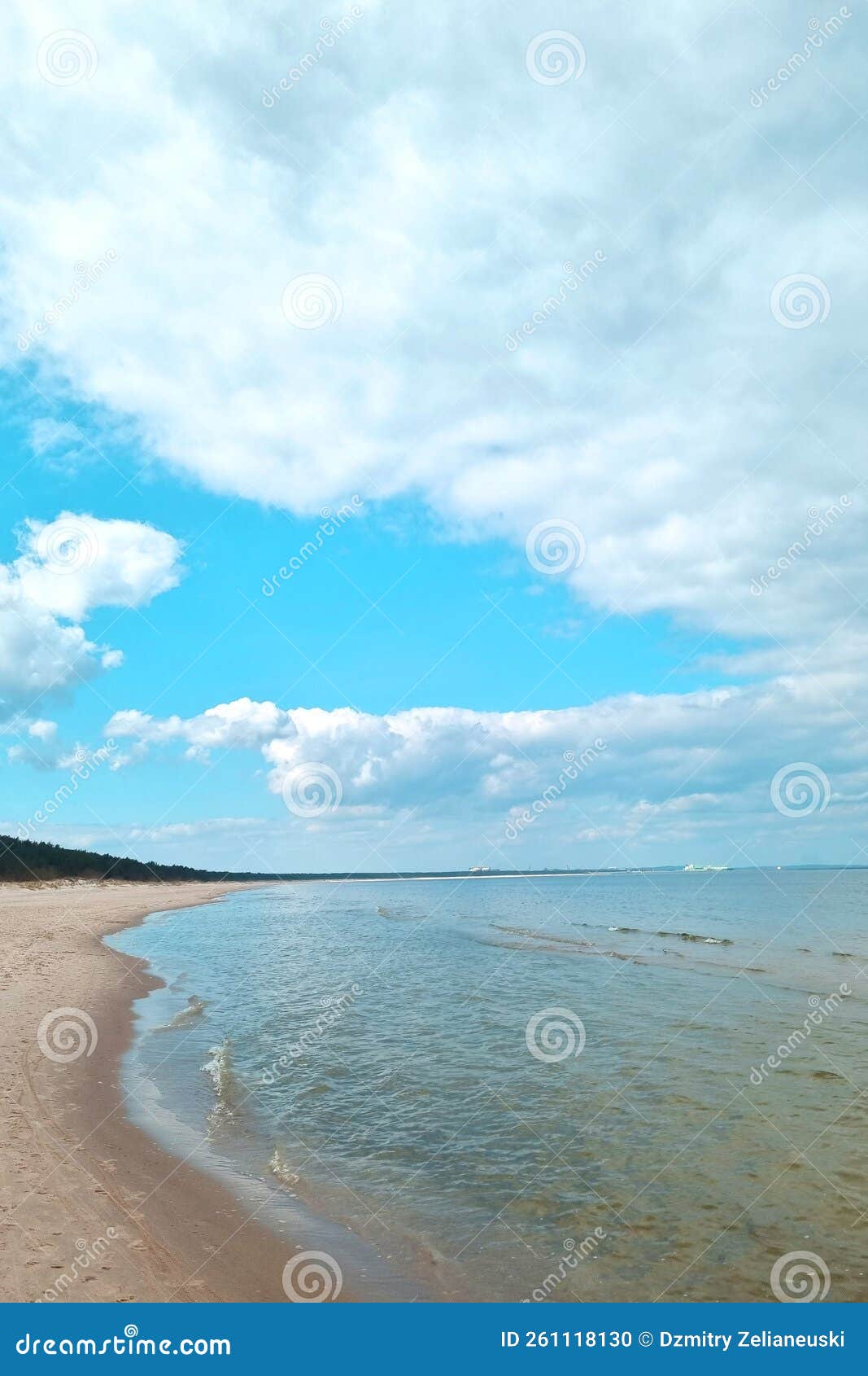 Beautiful View of the Sea Coast on a Sunny Day. Stock Photo - Image of ...