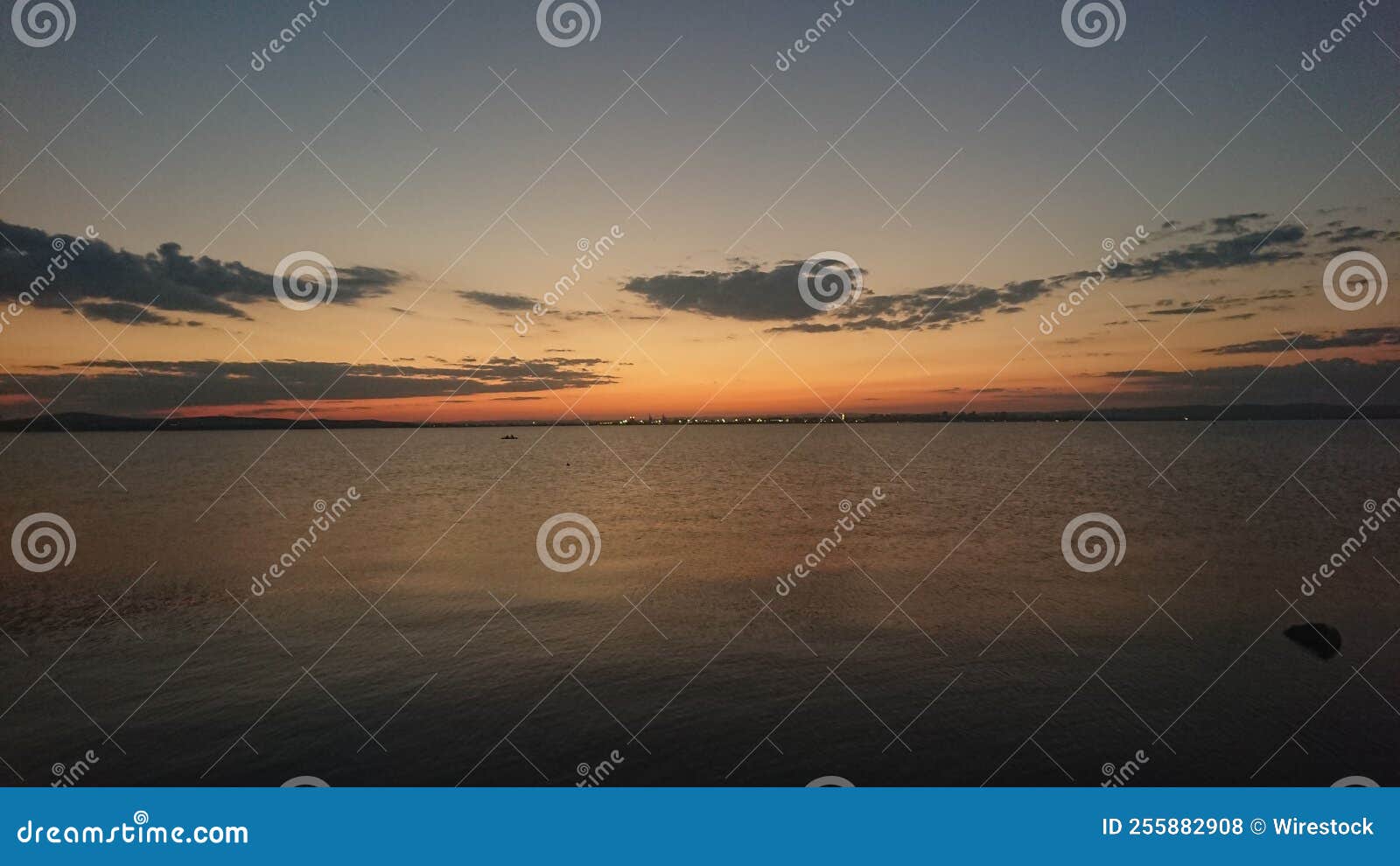 Beautiful View of a Sea during Mesmerizing Sunset Stock Photo - Image ...