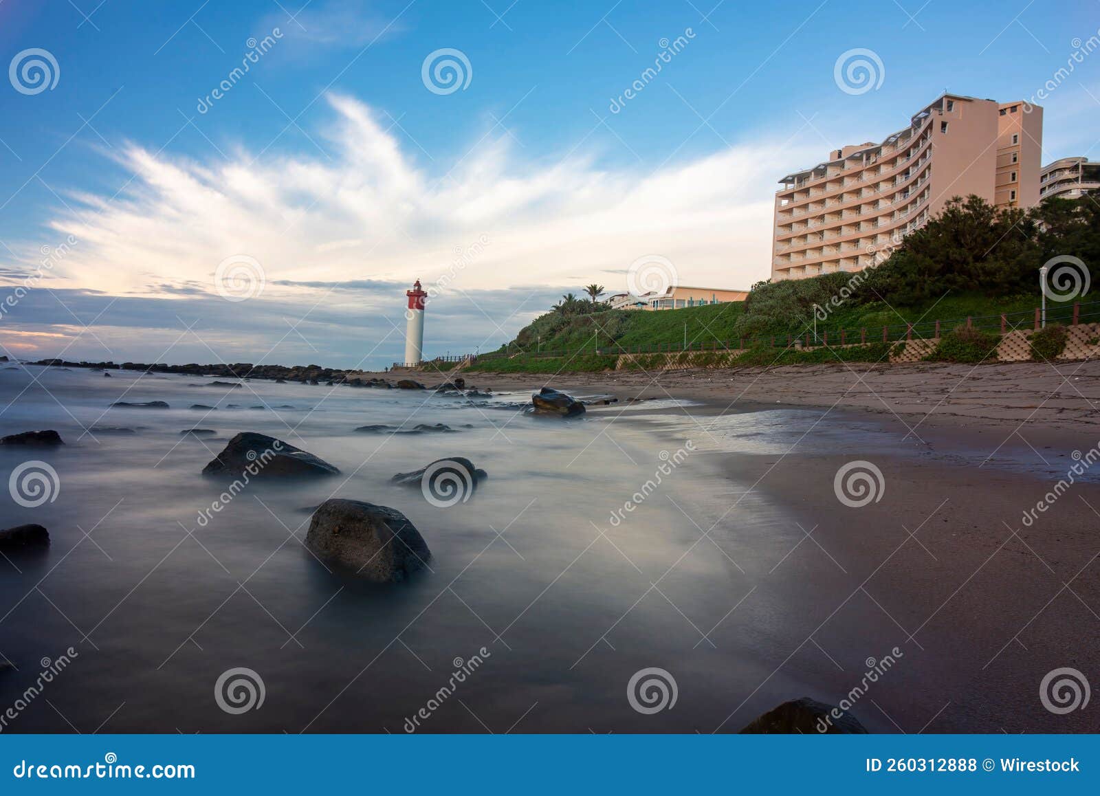 Beautiful View of a Sea with a Rocky Coast in a Daylight Stock Photo ...