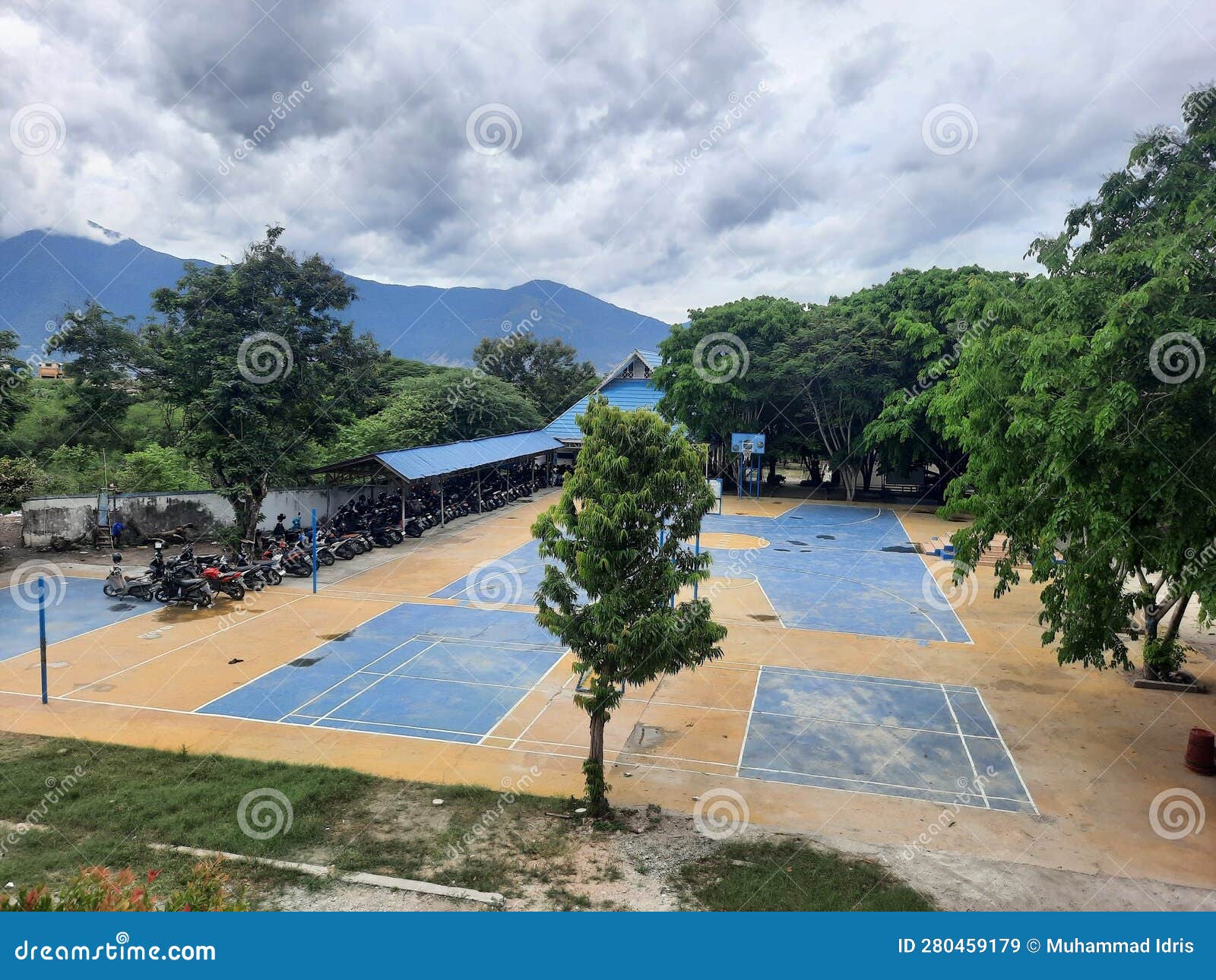 A Beautiful View from the Second Floor of the State High School Model ...