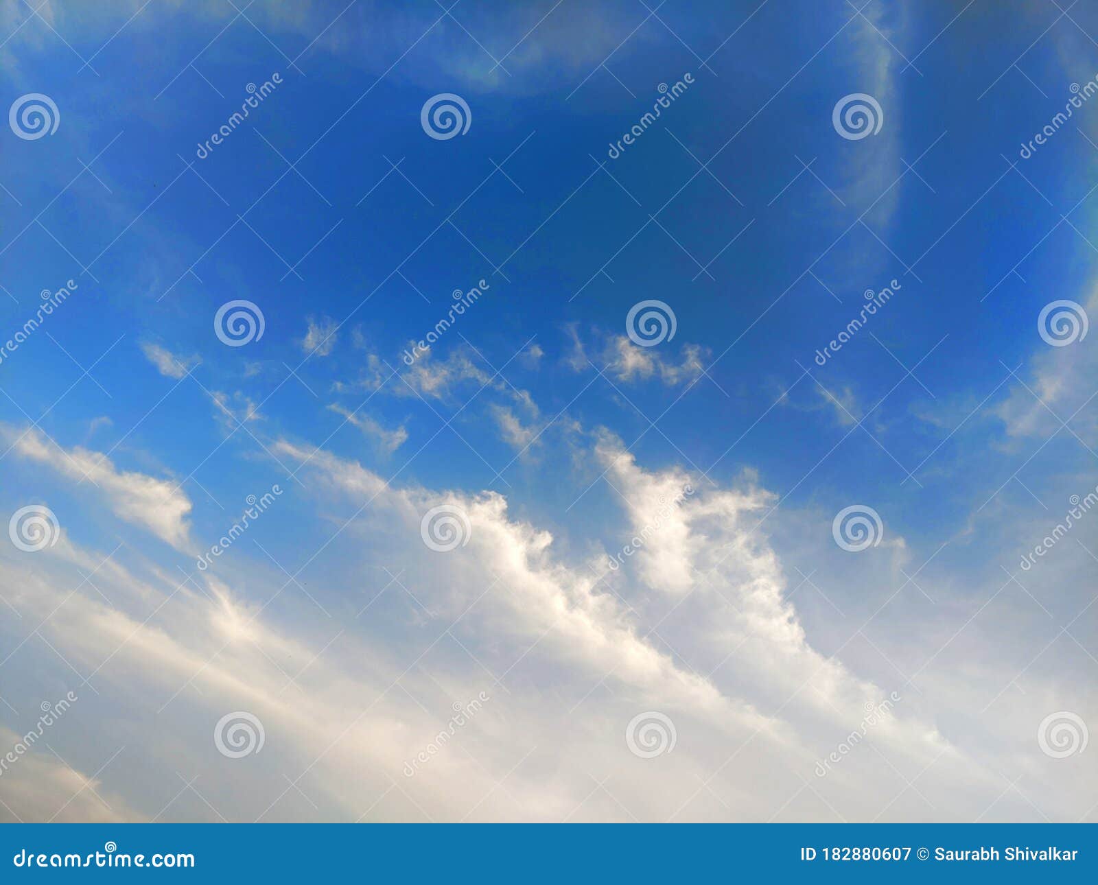 Beautiful View of the Sky from the Ground Stock Image - Image of ...