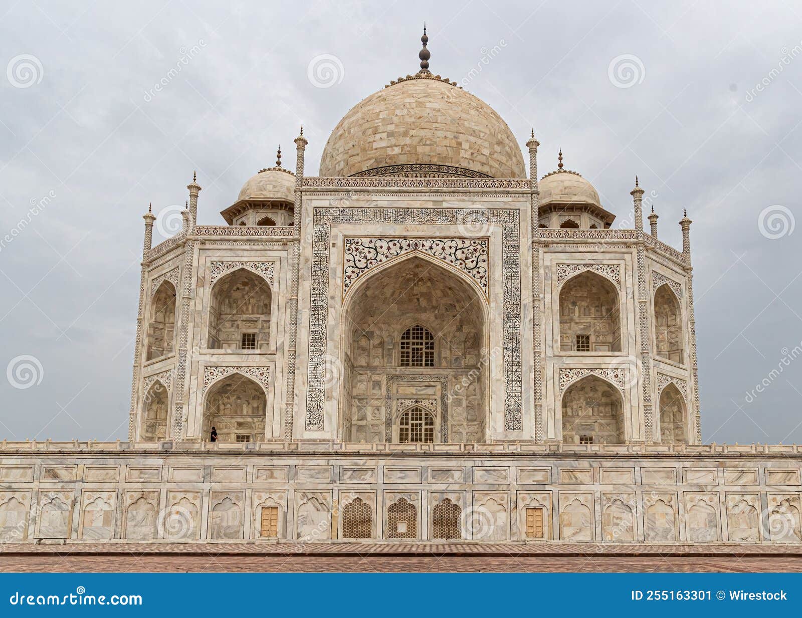 Beautiful View of Taj Mahal from Eastern Side Stock Image - Image of ...