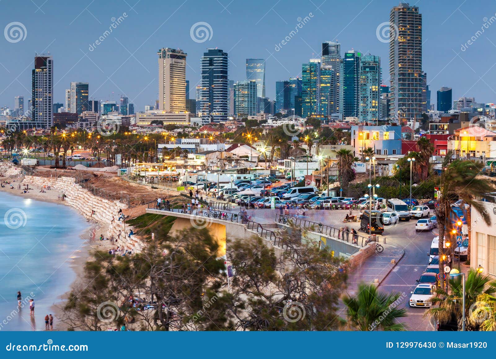 Beautiful View of the Tel Aviv. Editorial Image - Image of aviv ...