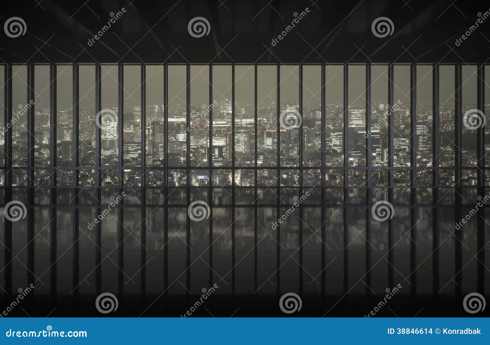 Beautiful View from the Top of the Skyscraper Stock Photo - Image of ...