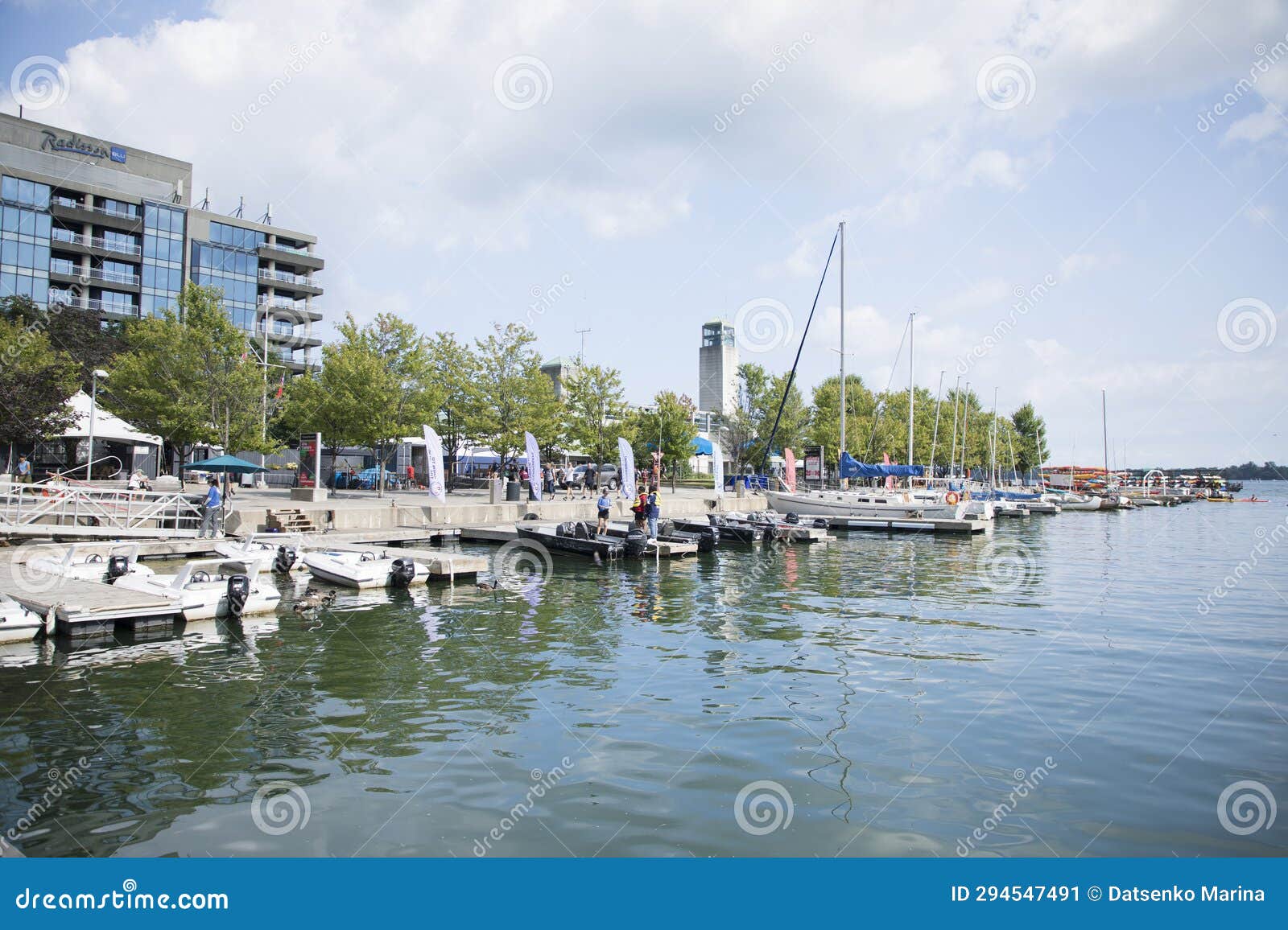 Beautiful View of Toronto Central Waterfront in Downtown Toronto ...