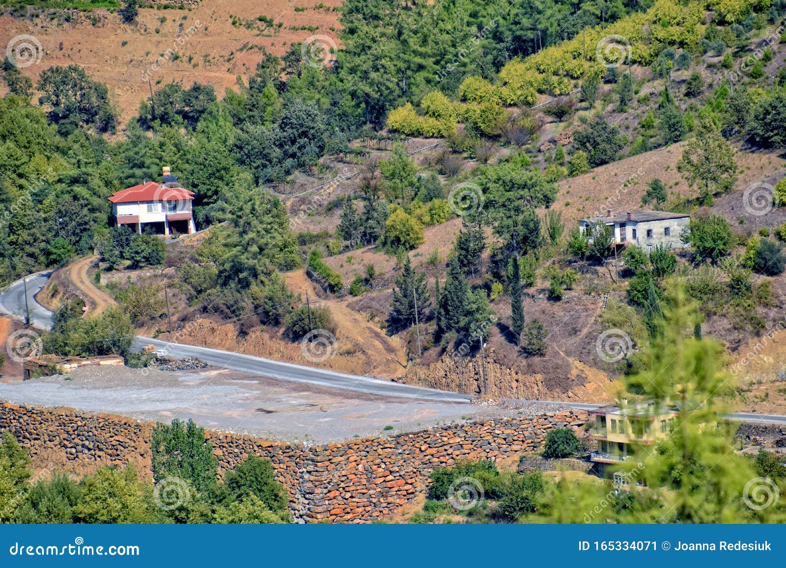 View of the Turkish Mountains Covered with Green Forest on a Summer Day ...