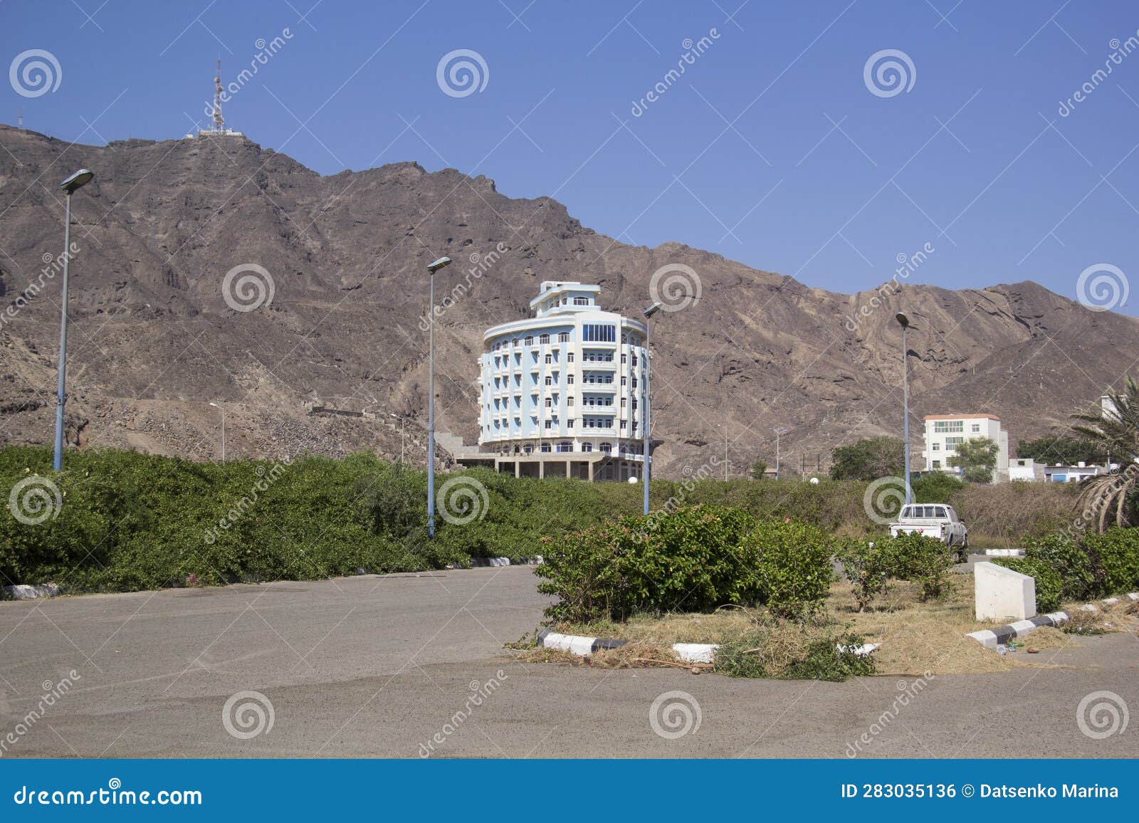 Beautiful View of the Typical Architecture of Aden Stock Photo - Image ...